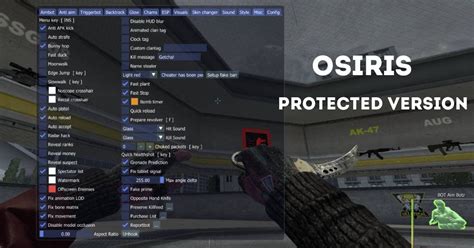MultiHack Osiris Защищенная версия для CS GO Бесплатные читы