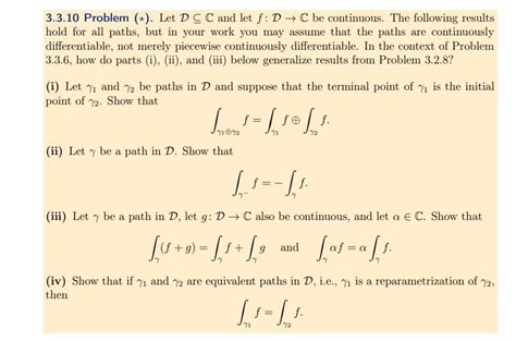 3 3 10 problem ⋆ let d⊆c and let f d→c be