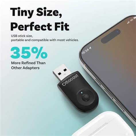 2 In 1 Mini Wireless Carplay Android Auto Adapter Ottocast