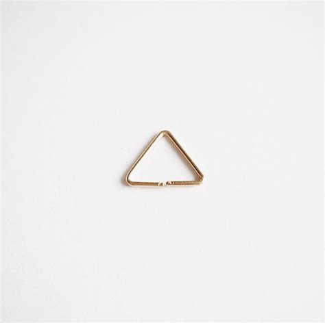 Helix Triangle Hoop Single Jewelry Handmade Jewelry Handmade