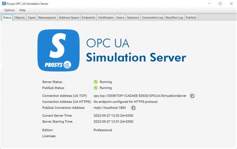 Opc Ua Simulation Server Prosys Opc