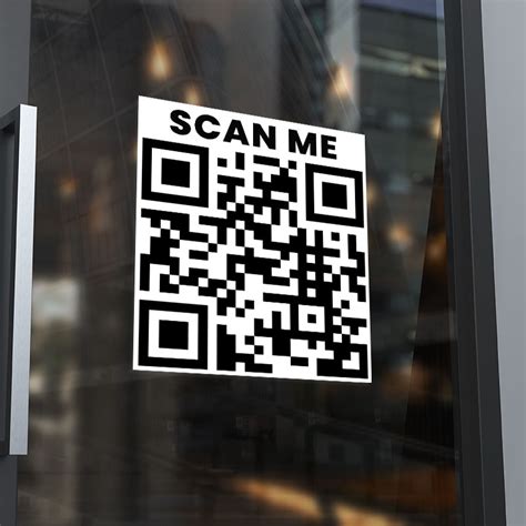 custom qr code sticker custom clear stickers same day next day