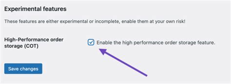 Woocommerce High Performance Storage Order Feature Requests