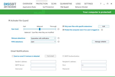 Emsisoft Anti Malware Access Restriction Software For Pc