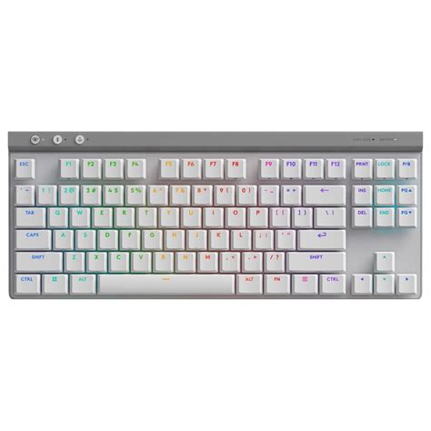 Logitech Lightspeed Gaming Keyboard Wht
