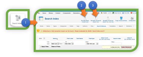 Starting Tutorials Eng 8 Flexicontent Actived The Advanced Search Flexicontent