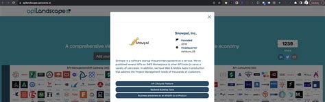 snowpal is now part of the api landscape