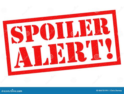 Spoiler Alert Stock Illustration Illustration Of Stamping 86670199