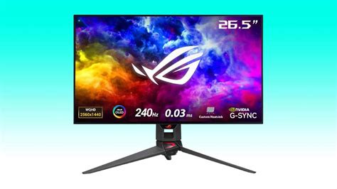 Asus Rog Swift Oled Gaming Monitor Tumbles To Lowest Price Yet In Asus Deal Days Promo At Amazon