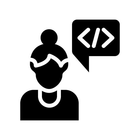 Developer Icon Vector Symbol Design Illustration 26197381 Vector Art At
