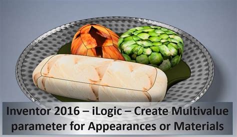 Inventor 2016 Ilogic Create Multivalue Parameter For Appearances