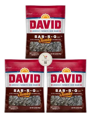 Semillas Bbq Girasol Jumbo Davids Jumbo Asadas 3x5 25oz Envío Gratis