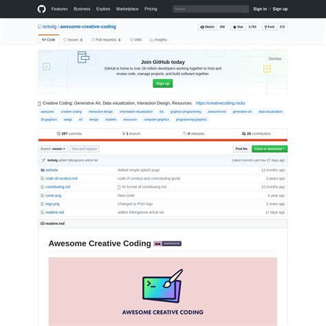 repos beyond code a collection of creative uses of github brendan