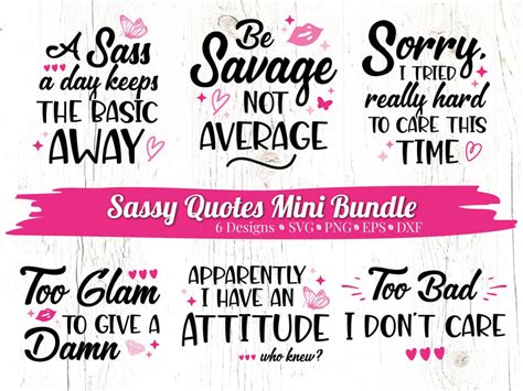 Sassy Quotes Mini Bundle So Fontsy