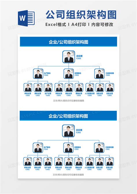 企业公司组织架构图word模板免费下载 编号z2maj9qr1 图精灵