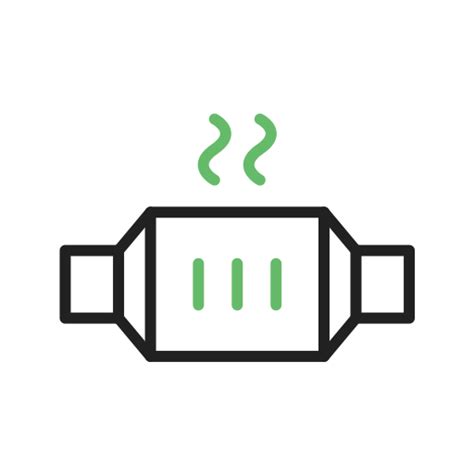 Catalytic Converter Generic Outline Color Icon