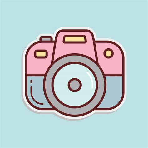 Cute Camera Icon 21768098 Vector Art At Vecteezy