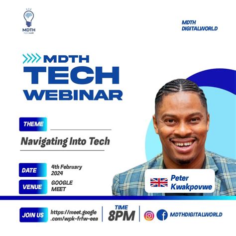Nnamdi Okeke On Linkedin Techwebinar Digitalworld Techcareers Mdthdigitalworld