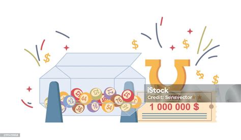 돈을 이기기 위한 도박 게임 공이 있는 벡터 고립된 복권 드럼 백만 달러 합계의 잭팟 티켓 위험을 감수하고 승리합니다 회전하는