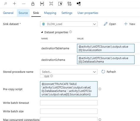 Dynamic Mappingreusing Linked Server For Datalake Json Files To Azure