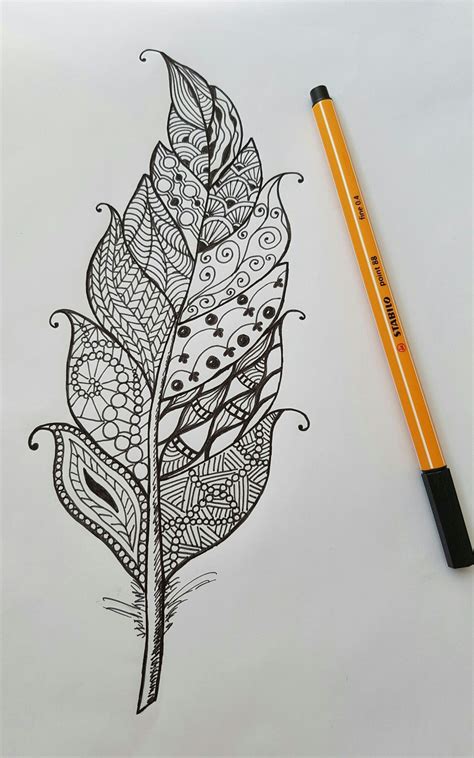 #дудлинг #зентагл #doodling #zentangle | Kritzeln kunst, Blumen ...