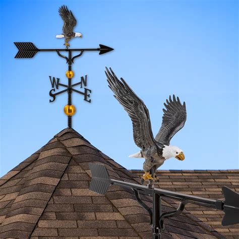 Deluxe Eagle Weathervane Bald Eagle Weathervane Patriotic Decor Roof