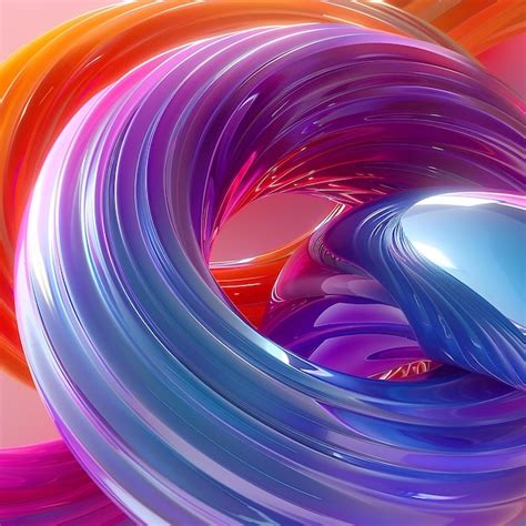 Premium Photo 3d Rendered A Colorful Gradient Wire Pool Tube Closeup