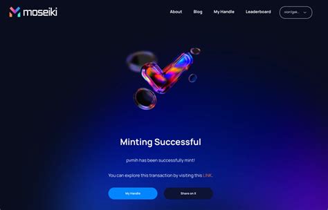 Chasing Dreams On Blockchain — Moseiki Handle Zksync Mbadge Aitech