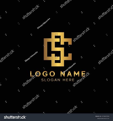 Alphabet Letters Initials Monogram Logo Cs Stock Vector Royalty Free Shutterstock