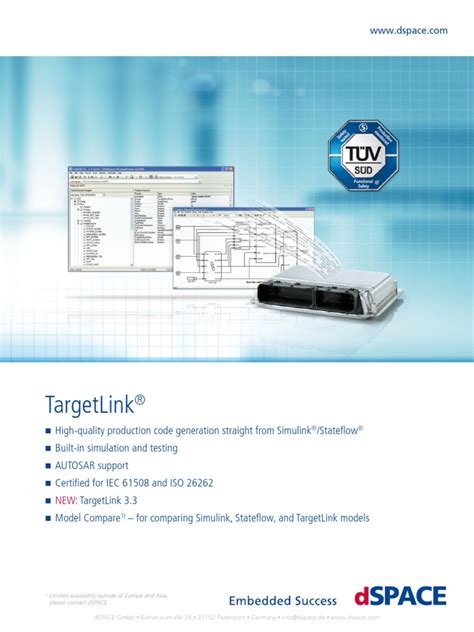 Targetlink 33 Model Description Pdf Program Optimization