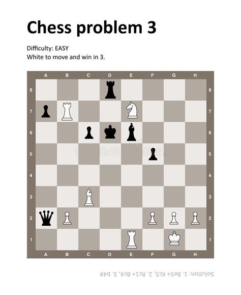 Chess Problem Stock Illustrations 865 Chess Problem Stock