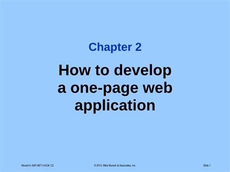 pdf a one page web how to develop application web forms site vs