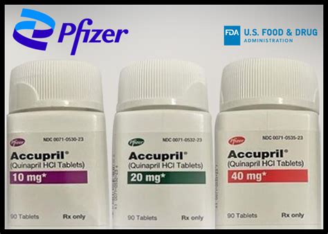 Pfizer Recalls Accupril Quinapril Hcl Tablets