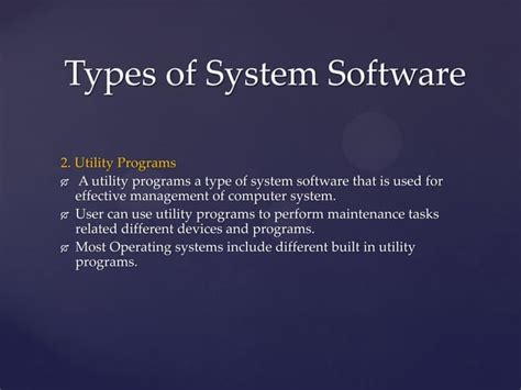 Lecture 11 System Softwarepdf Operating Systems Computer Software And Applications