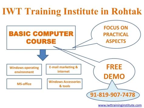 ppt basic computer course powerpoint presentation free download id