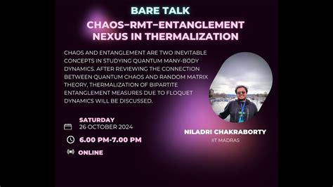 Renormalization Group Bare Talk 1 Niladri Chakraborty Quantum