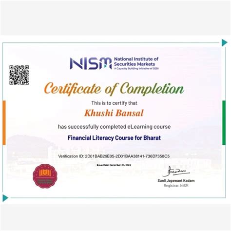 Khushi Bansal On Linkedin Financialliteracy Nism Financialinclusion