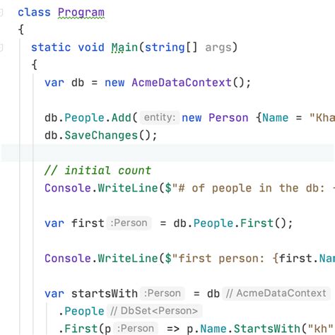 Basics Of Entity Framework Core Jetbrains Guide