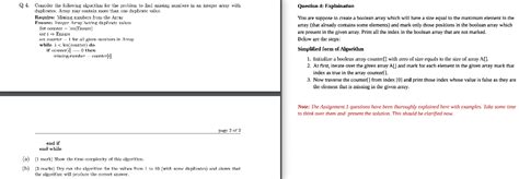 Solved Consider The Following Algorithm For The Problem To Chegg