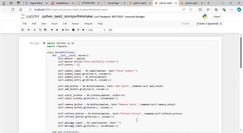 Palwasha Asad On Linkedin Python Finance Stockmarket