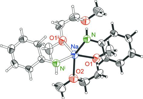 The Coordination Around The Na Cation In The Structure Of The Title