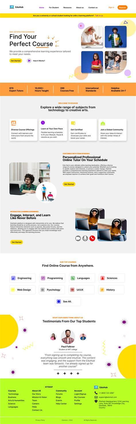 Uiux Edtech Elearning Design Userexperience Eduhub Innovation