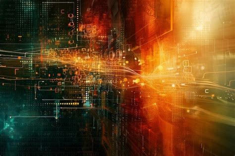 Abstract Background Showcasing It Technology Illustrating Complexity