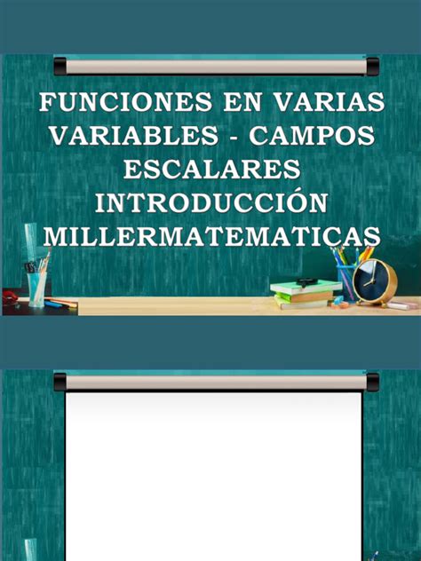 1 1 Campos Escalares Funciones En Varias Variables Pdf
