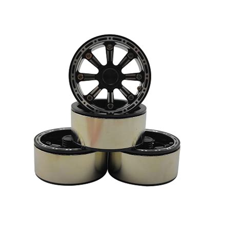 19 Aluminum Beadlock Crawler Wheels 4pcs Cool A（dtcw19001