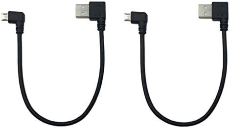 Amazon Com CERRXIAN 9Inch Micro USB Cable Combo Left Angle Micro USB 5 Pin Male To USB 2 0 Type