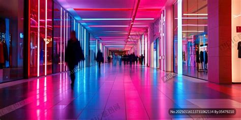 Ai创作图购物中心通道 购物中心过道 室内步行街 流光溢彩的霓虹灯走廊 购物中心通道设计 购物街走廊 霓虹走廊 购物中心走廊 购物过道 购物广场自动通道 购物通道 彩色室内通道 霓虹灯灯带长廊