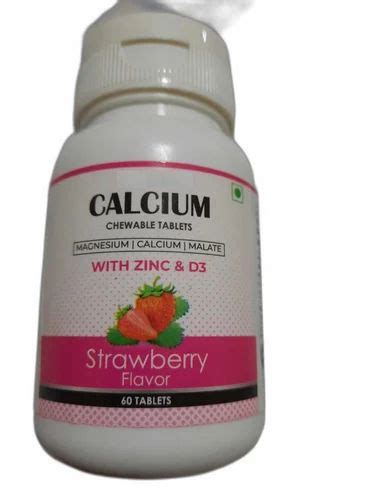 Calcium Chewable Tablet Packaging Type Bottle Packaging Size 30 Or 60 Tablets At ₹ 35 Bottle
