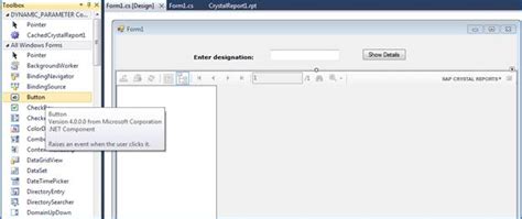 Dynamically Pass Parameter Value In Crystal Report Mindstick