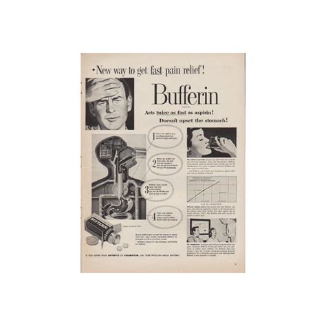 1952 Bufferin Ad New Way
